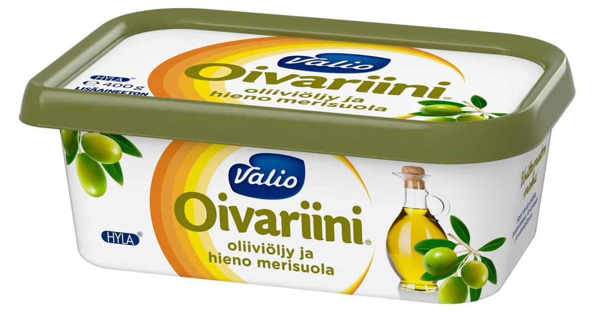 Valio Oivariini® 400 g oliiviöljy ja hieno merisuola HYLA® | S-kaupat ...