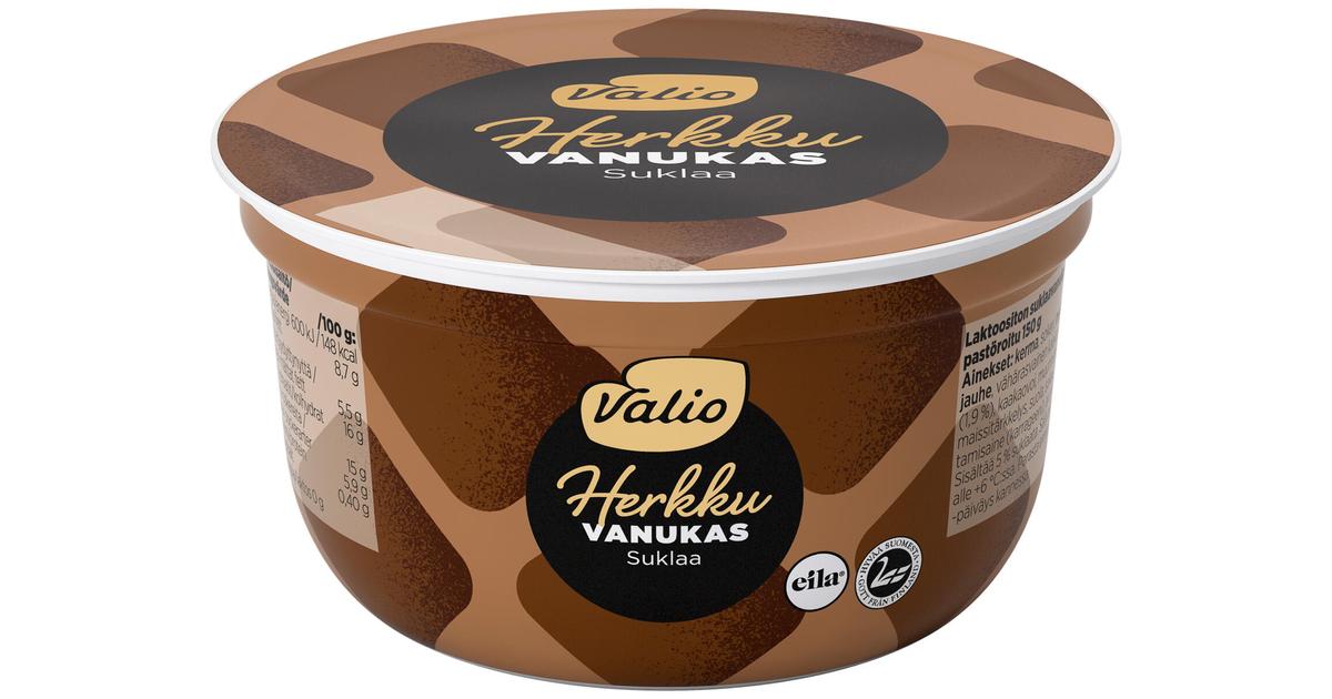 Valio Herkku vanukas 150 g suklaa laktoositon | S-kaupat ruoan verkkokauppa