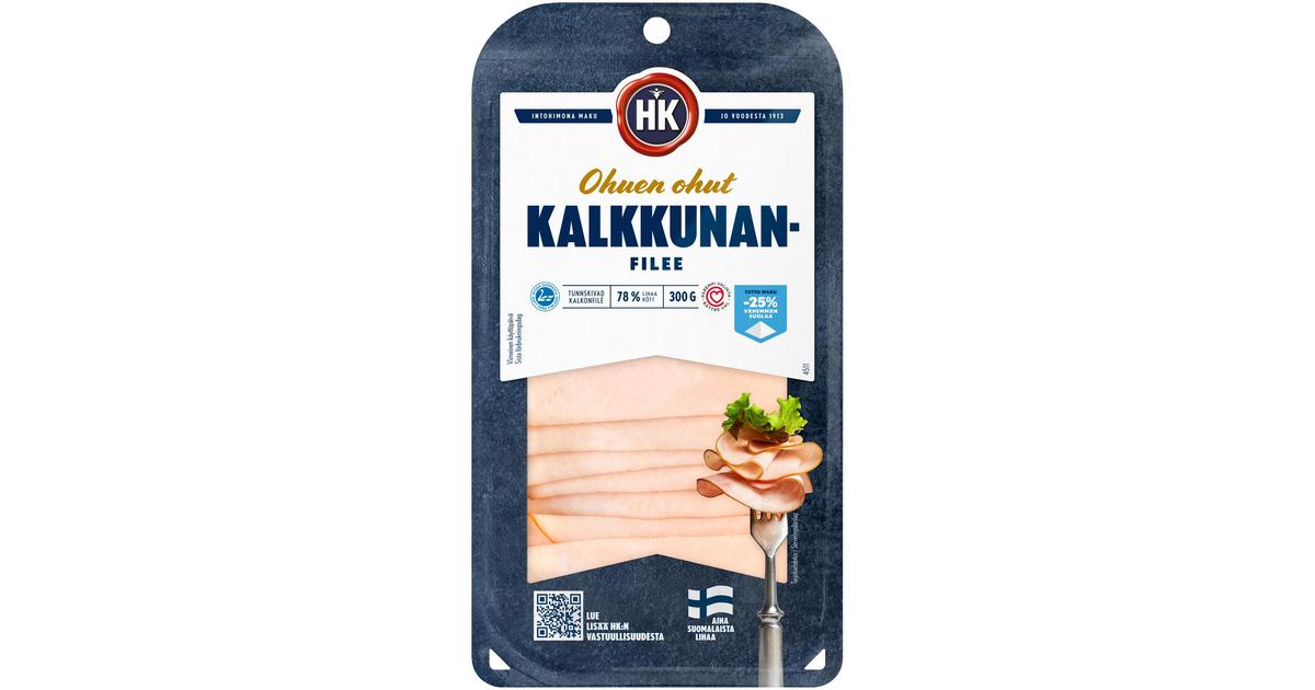 HK Ohuen ohut Kalkkunanfilee 300 g | S-kaupat ruoan verkkokauppa