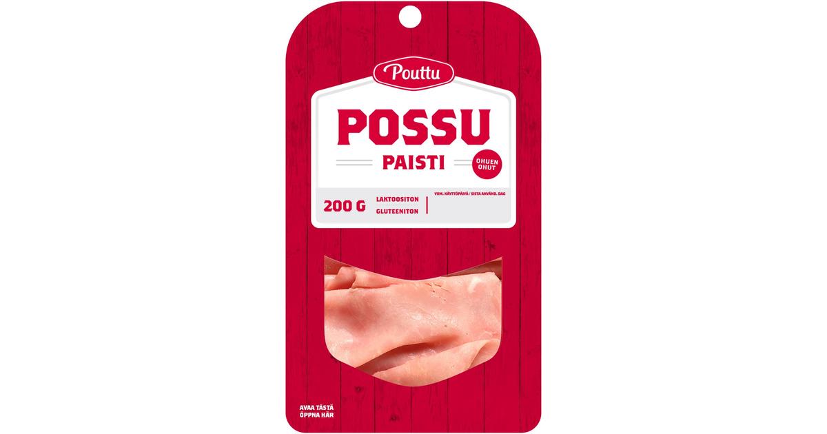 Pouttu Ohuen Ohut Possupaisti 200g | S-kaupat ruoan verkkokauppa