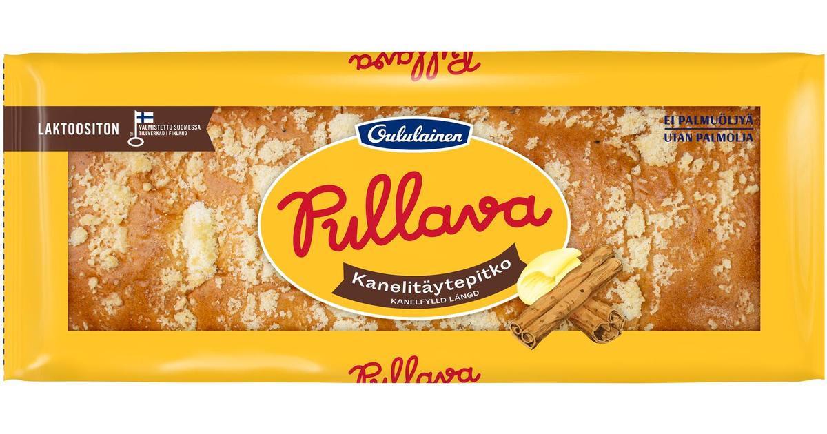 Oululainen Pullava Kanelitäytepitko 400g, täytepitko | S-kaupat ruoan ...