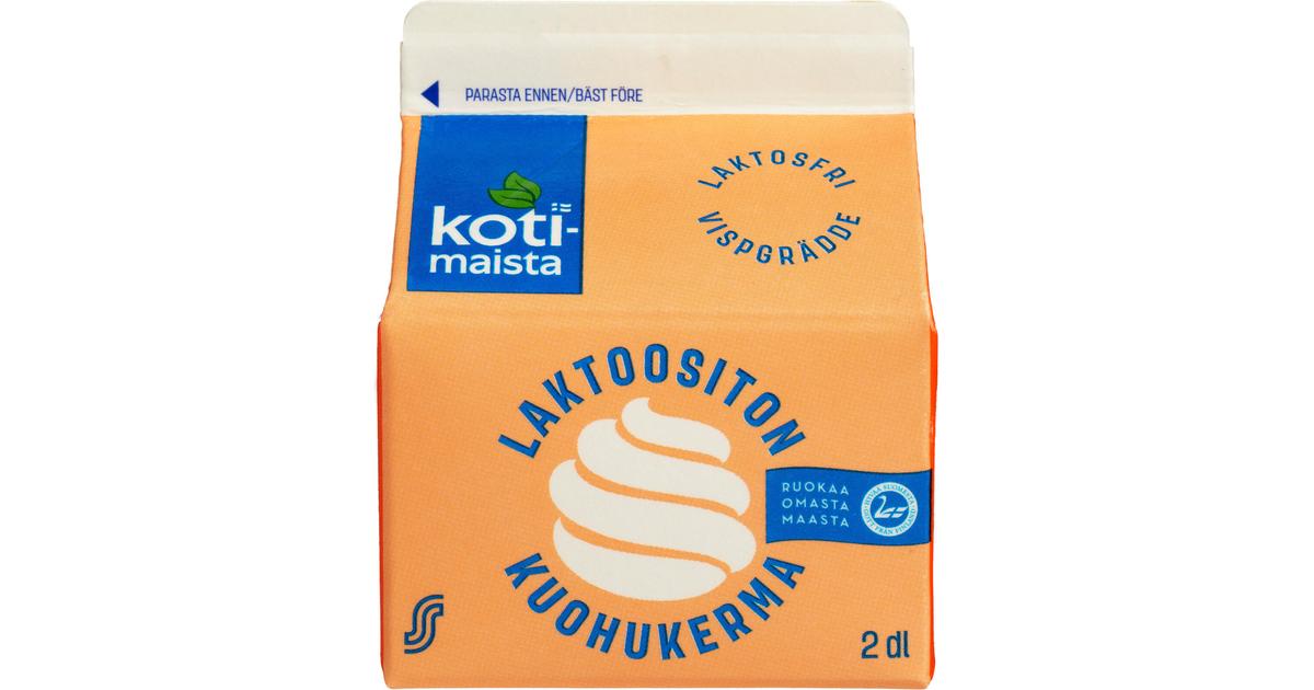 Kotimaista 2dl laktoositon ESL 35% kuohukerma | S-kaupat ruoan verkkokauppa