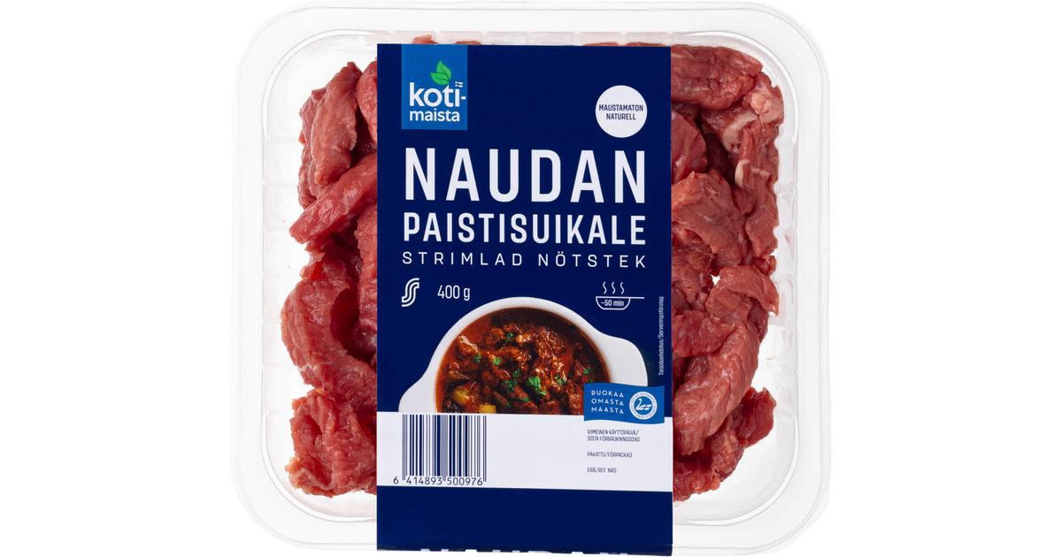 Kotimaista naudan paistisuikale 400g | S-kaupat ruoan verkkokauppa