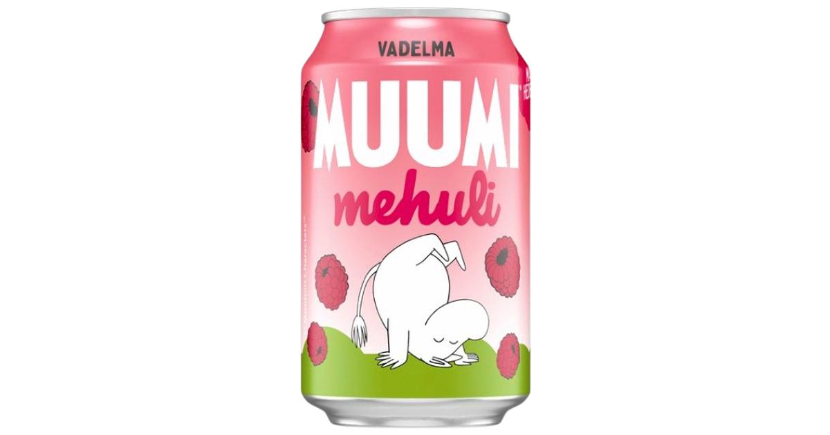 Muumi Mehuli Vadelma virvoitusjuoma tölkki 0,33 L | S-kaupat ruoan ...