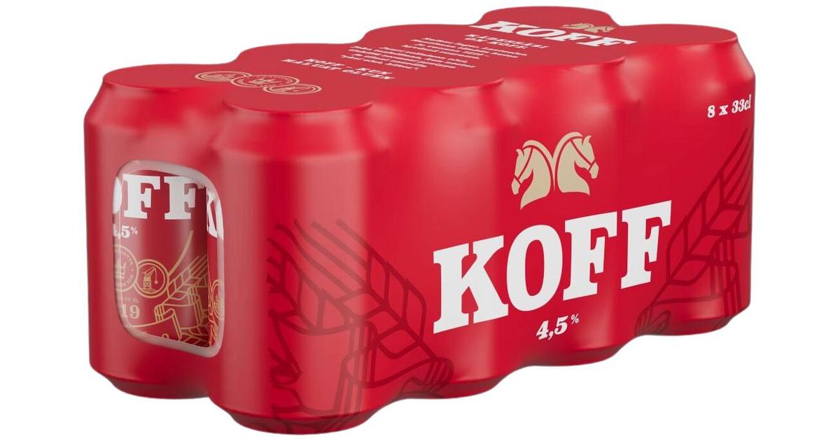 8-pack Koff Lager olut 4,5 % tölkki 0,33 L | S-kaupat ruoan verkkokauppa
