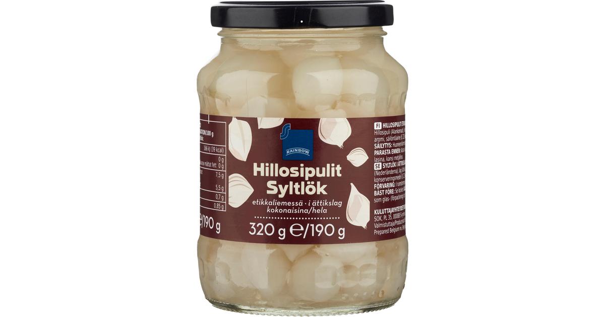 Rainbow hillosipulit etikkaliemessä 320/190 g | S-kaupat ruoan verkkokauppa