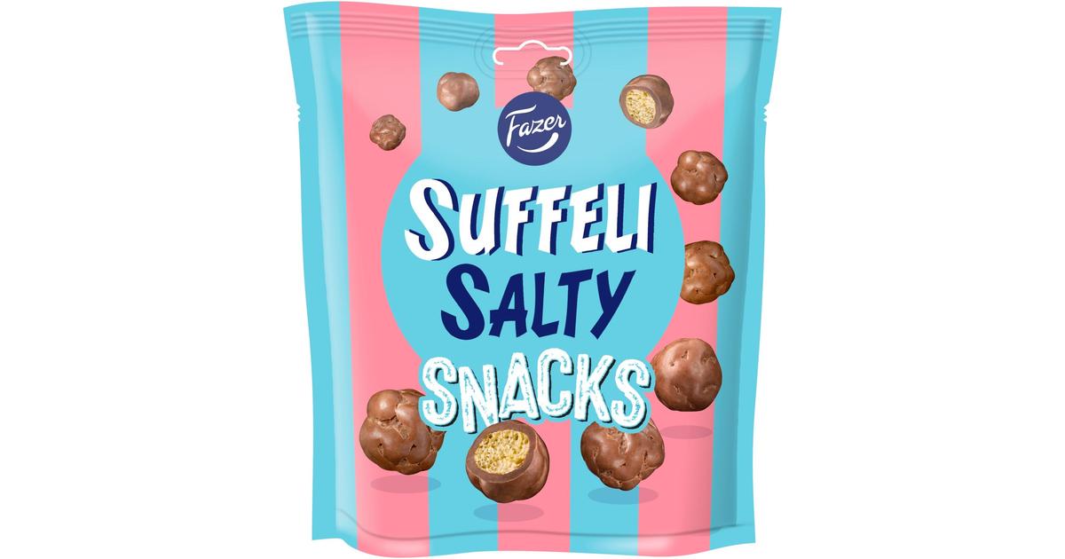 Fazer Suffeli Salty Snacks suklaa karkkipussi 160g | S-kaupat ruoan ...
