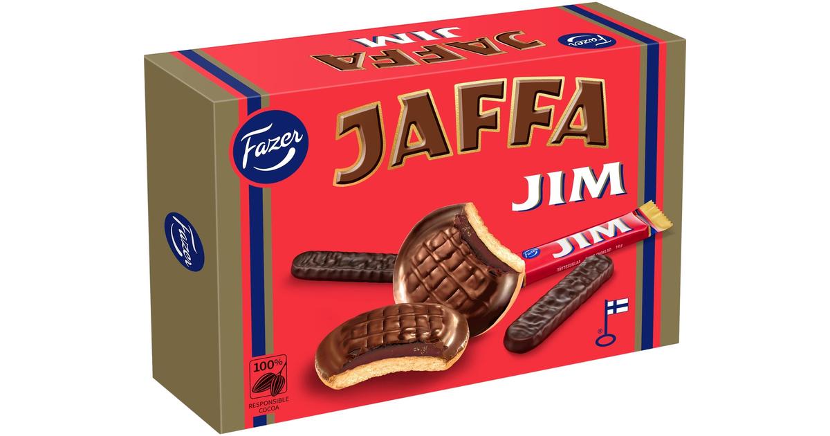 Fazer Jaffa Jim leivoskeksi 300g | S-kaupat ruoan verkkokauppa