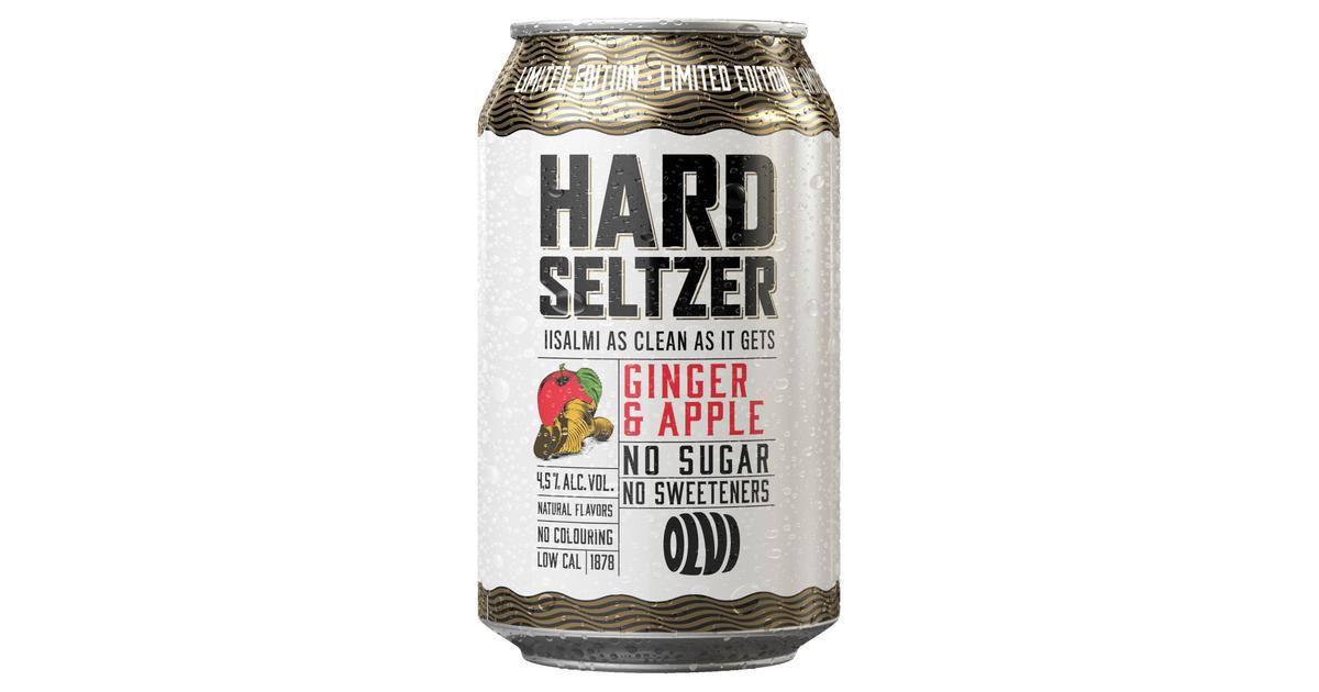 OLVI Hard Seltzer Ginger & Apple 4,5% 0,33 l tlk | S-kaupat ruoan ...