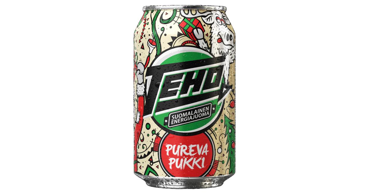 TEHO Pureva Pukki Energiajuoma 0 33 L Tlk S kaupat Ruoan Verkkokauppa