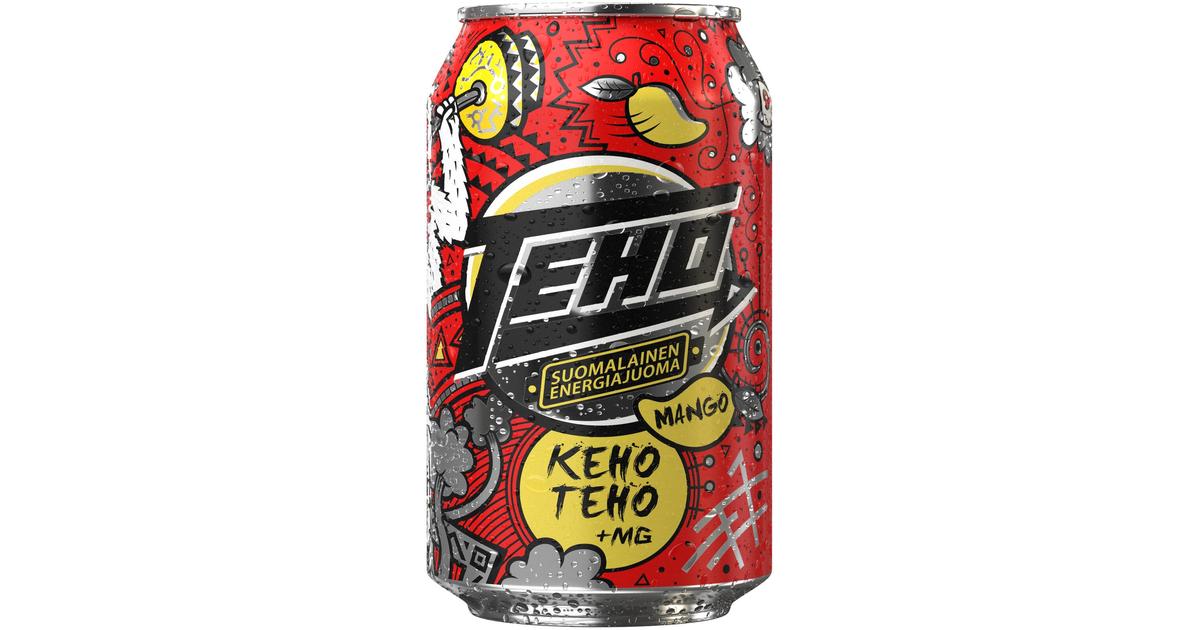 TEHO Energiajuoma Kehoteho+Mg 0,33 l tlk | S-kaupat ruoan verkkokauppa