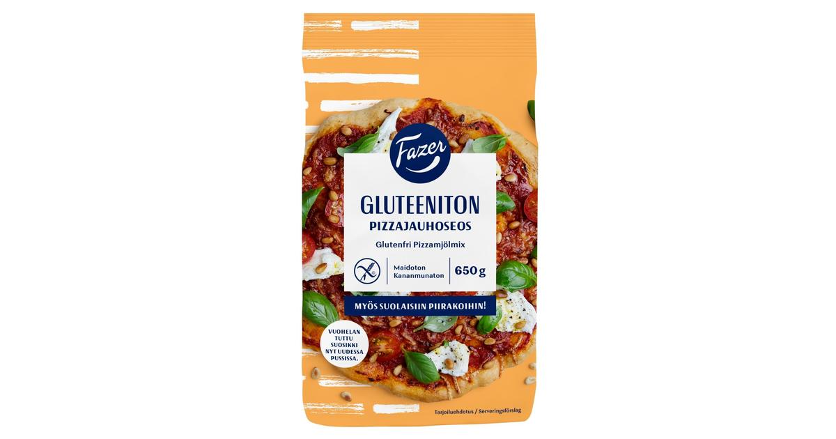 Fazer Gluteeniton Pizzajauhoseos 650 g | S-kaupat ruoan verkkokauppa