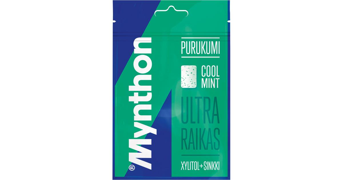 Mynthon Cool Mint ksylitolipurukumi 44g | S-kaupat ruoan verkkokauppa