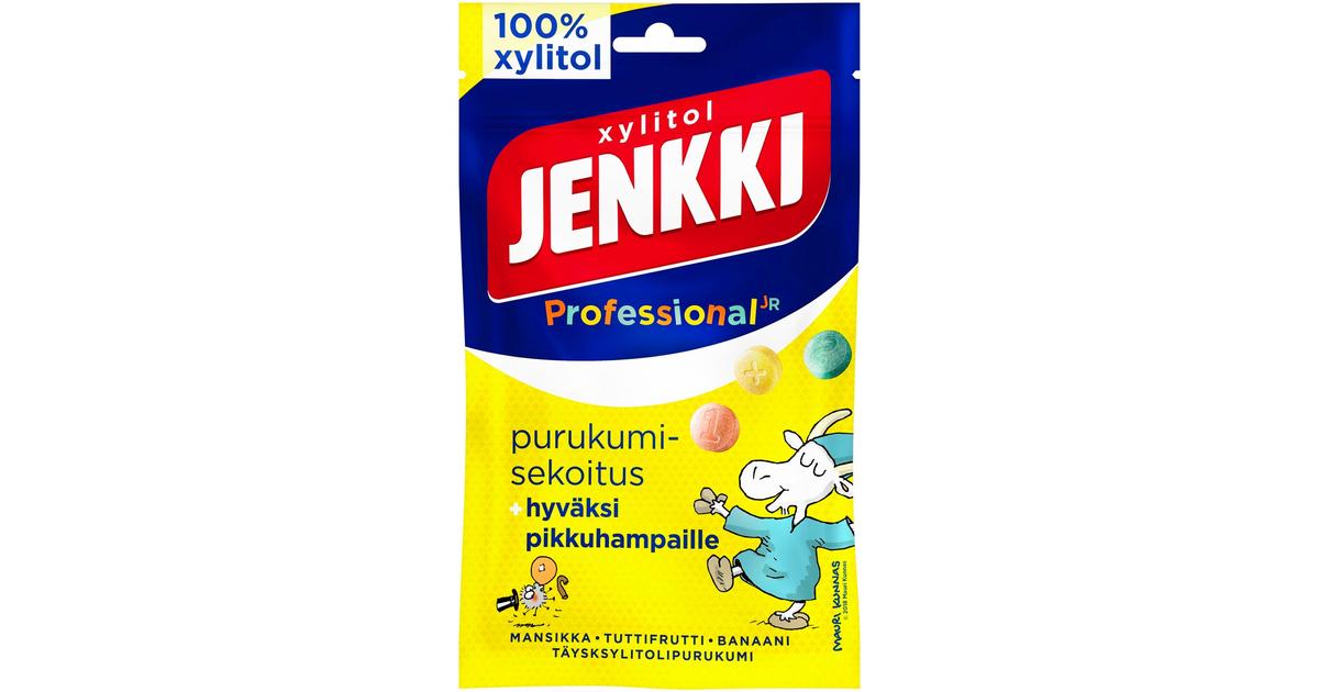 Jenkki Professional Purukumisekoitus täysksylitolipurukumi 75g | S ...