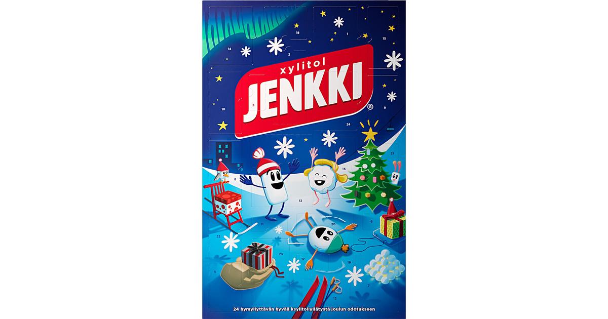 Jenkki Ksylitolijoulukalenteri 248g | S-kaupat ruoan verkkokauppa