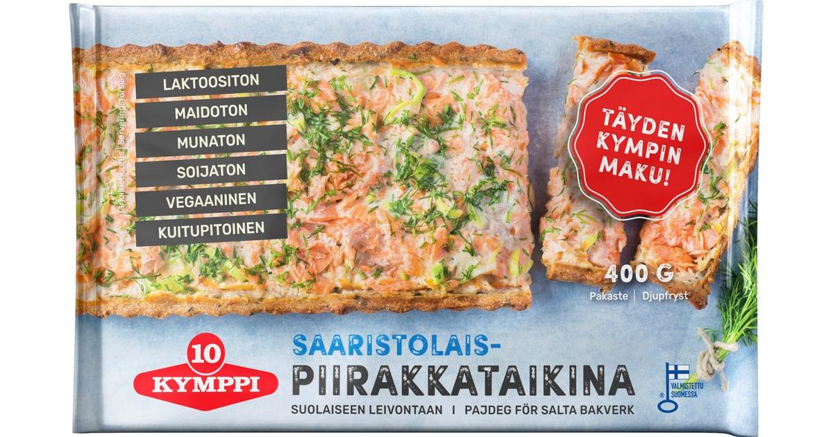 Kymppi Saaristolaispiirakkataikina 400 g, pakaste | S-kaupat ruoan verkkokauppa