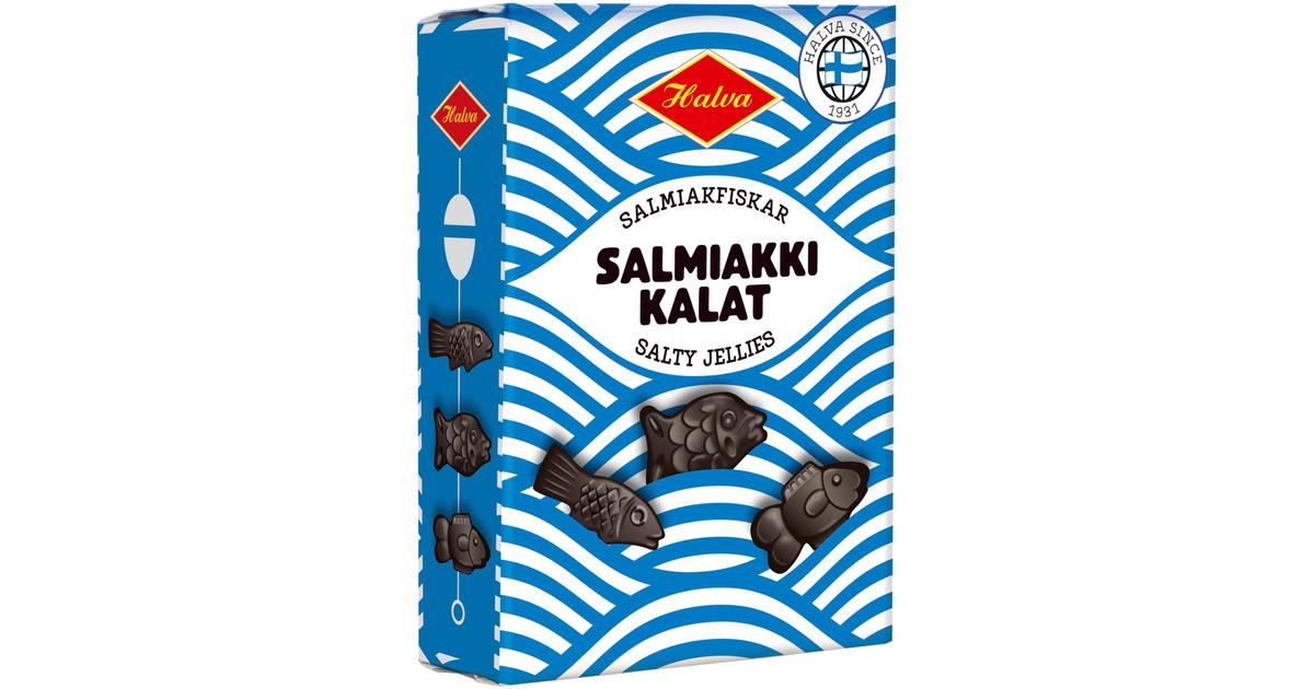 Halva Salmiakkikalat 240 g | S-kaupat ruoan verkkokauppa