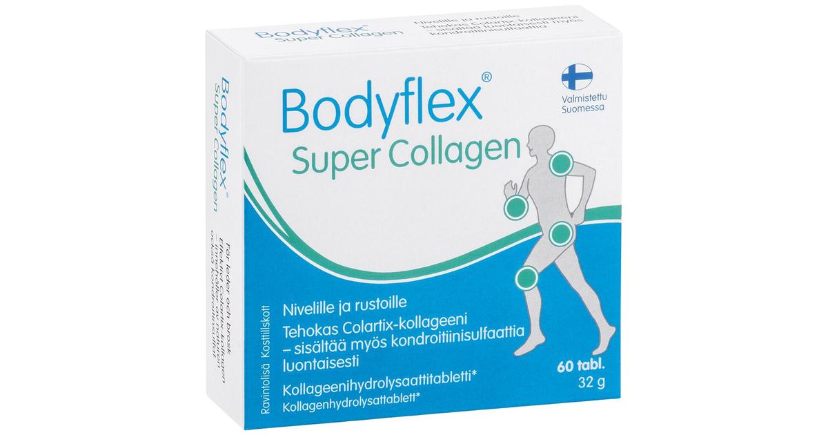 Bodyflex Super Collagen Kollageenitabletti 60 tabl | S-kaupat ruoan ...
