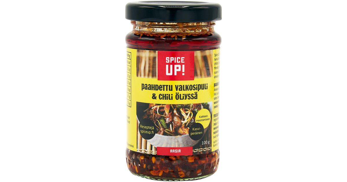 Spice Up! Paahdettu valkosipuli & chili öljyssä 100g | S-kaupat ruoan ...