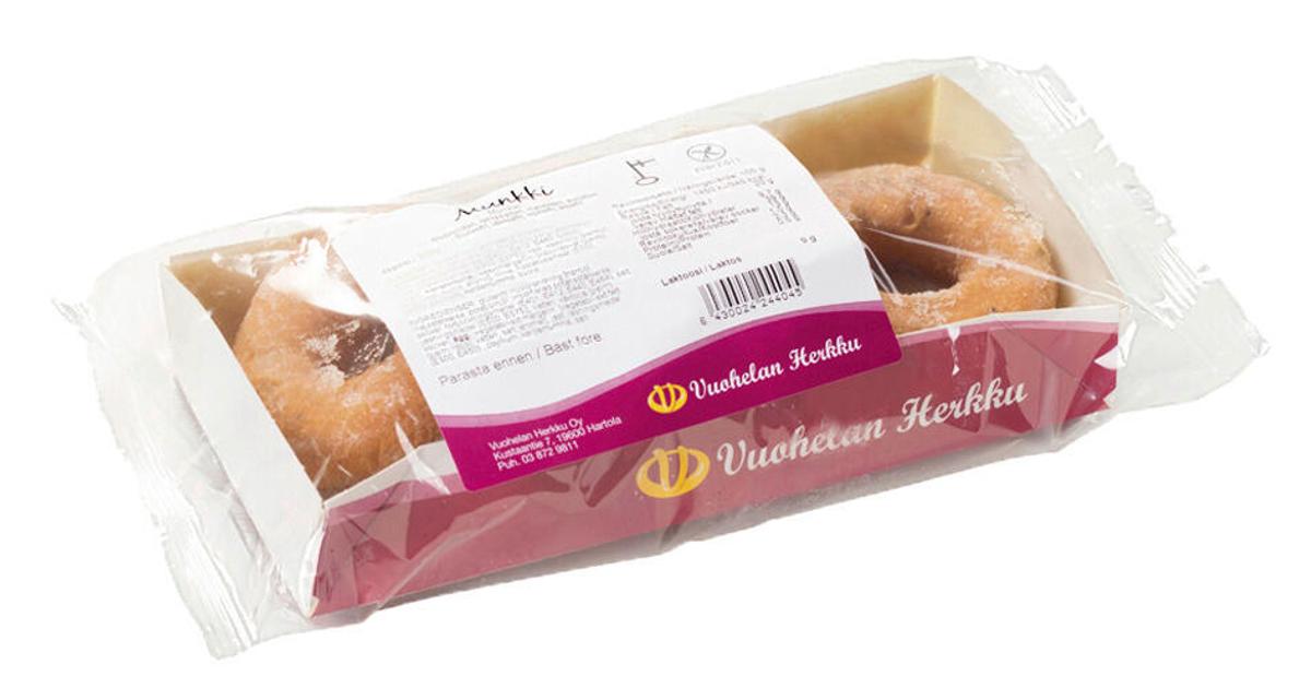 Vuohelan gluteeniton Munkki 4kpl 200g | S-kaupat ruoan verkkokauppa
