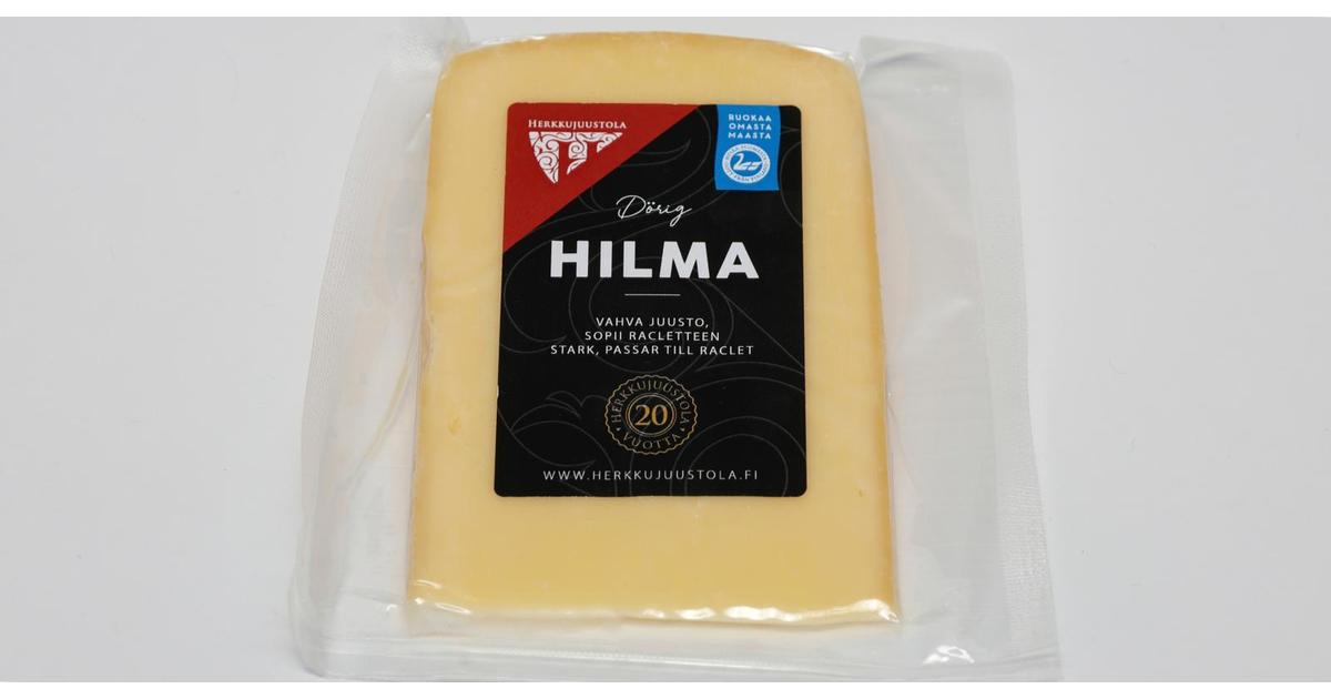 Herkkujuustola Hilma voimakas kypsytetty kittkuorinen juusto pala 150g ...