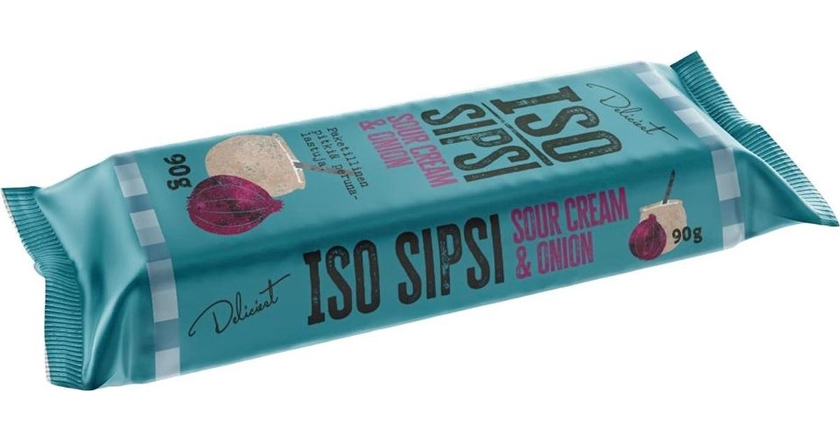 Deliciest Iso Sipsi Sour Cream & Onion 90 g | S-kaupat ruoan verkkokauppa