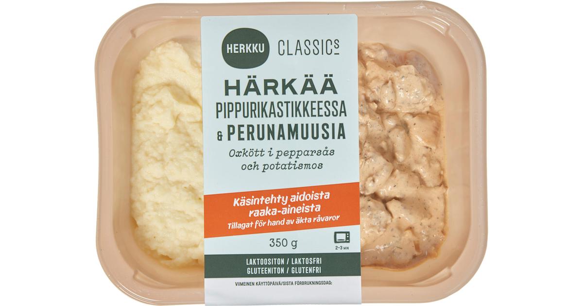 Herkku Classics Härkää pippurikastikkeessa & perunamuusi 350g | S ...