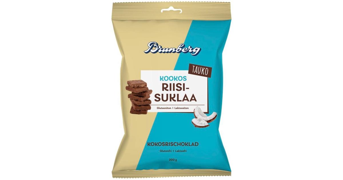 Brunberg Tauko Kookosriisisuklaa 200g | S-kaupat ruoan verkkokauppa