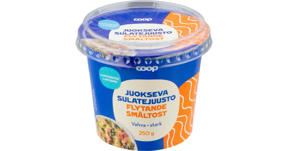 Coop juokseva sulatejuusto vahva 250g | S-kaupat ruoan verkkokauppa