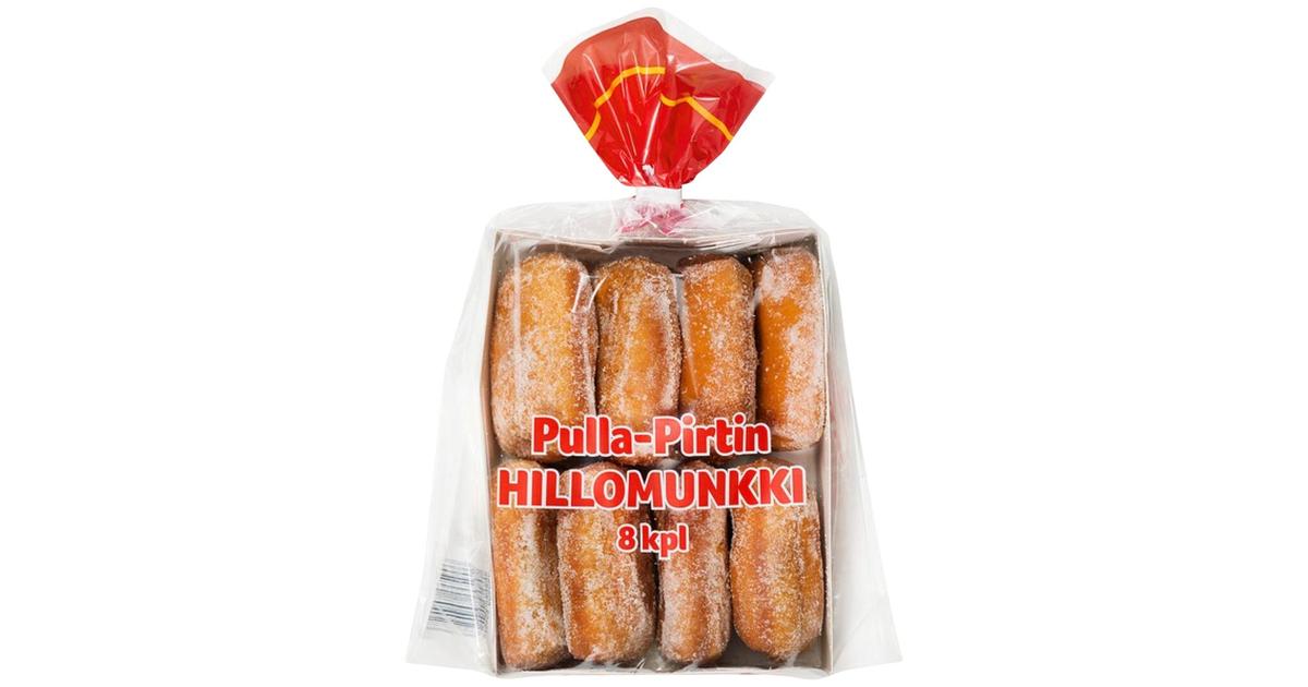Pulla-Pirtti Hillomunkki 8/560g laktoositon sekamarjatäytteinen munkki ...