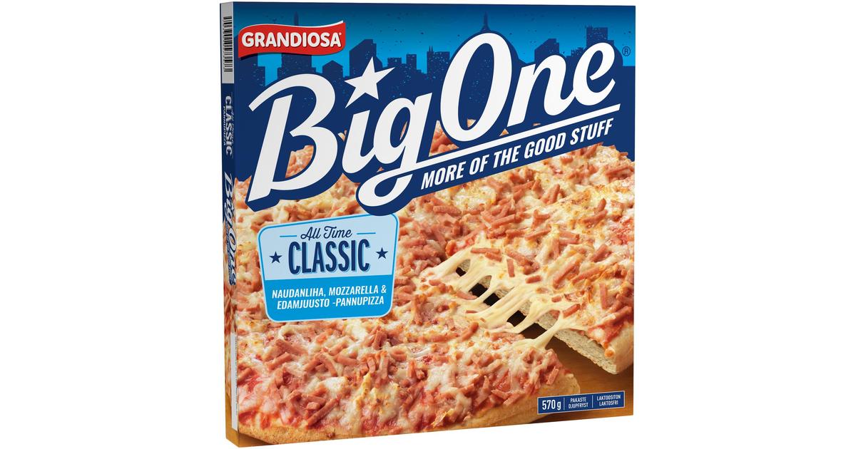 Grandiosa BigOne pan pizza classic, juustoa, tomaattikastiketta ja ...