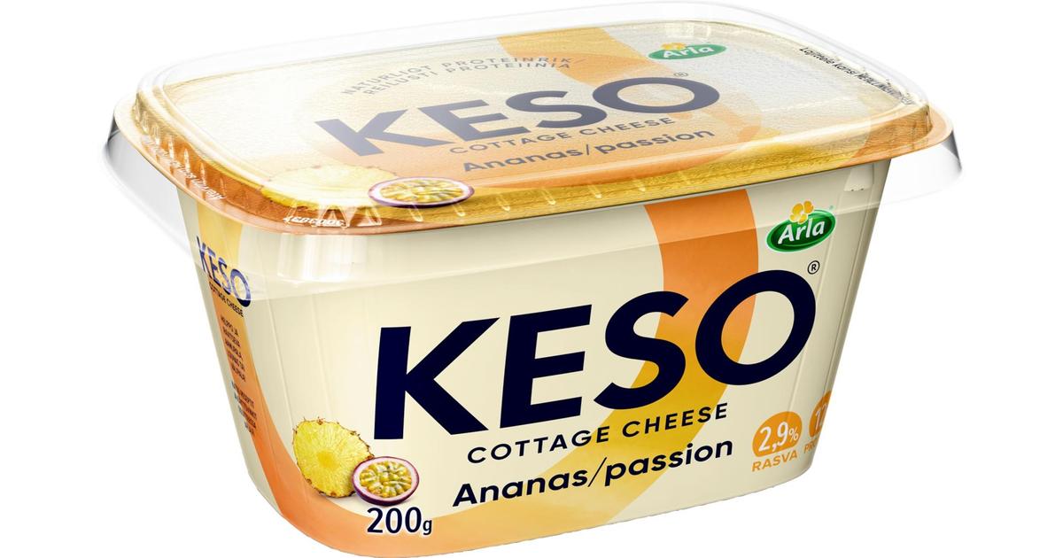 Arla Keso raejuusto ananas passion 200 g | S-kaupat ruoan verkkokauppa