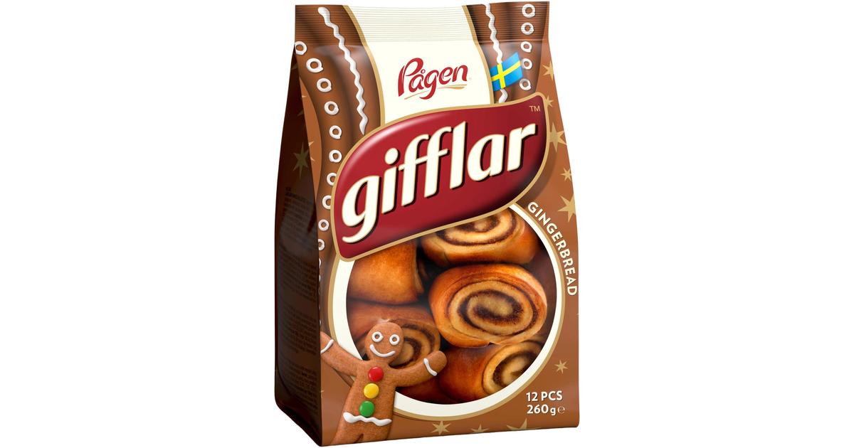 Pågen Gifflar Gingerbread piparkakun makuiset pikkupullat 260g | S ...