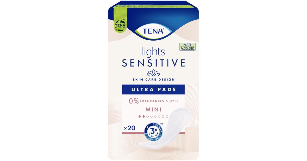 TENA lights SENSITIVE Ultra Pad Mini 20kpl | S-kaupat ruoan verkkokauppa