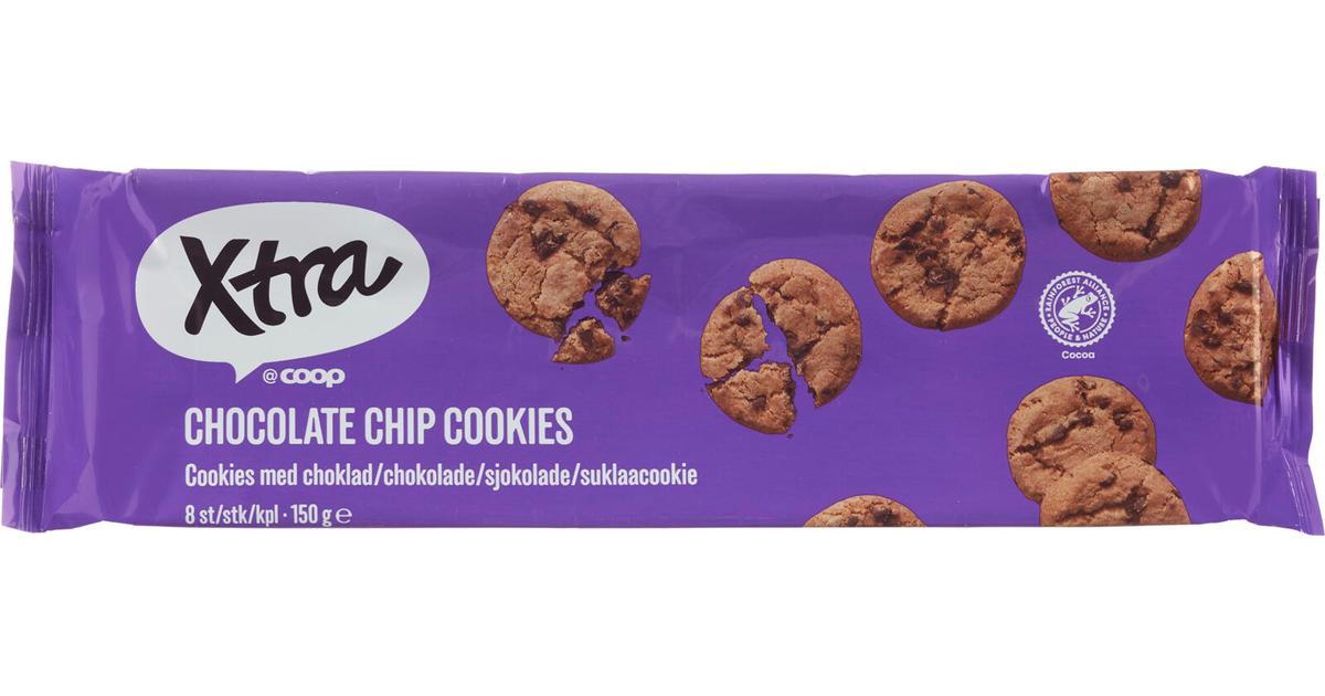 Xtra Cookies suklaahippukeksi 150 g | S-kaupat ruoan verkkokauppa