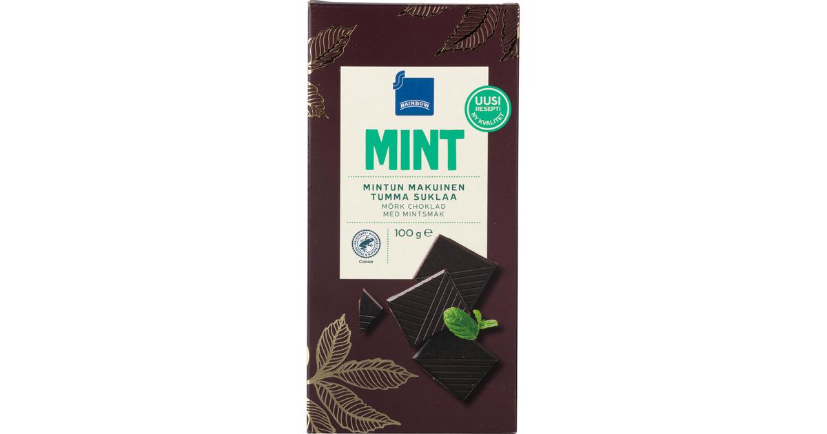 Rainbow tumma suklaa minttu 100 g | S-kaupat ruoan verkkokauppa