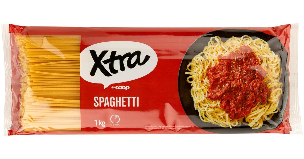 Xtra Spaghetti 1kg | S-kaupat ruoan verkkokauppa