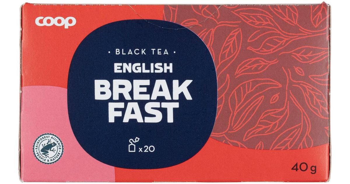 Coop English Breakfast tee 40 g 20 pss | S-kaupat ruoan verkkokauppa