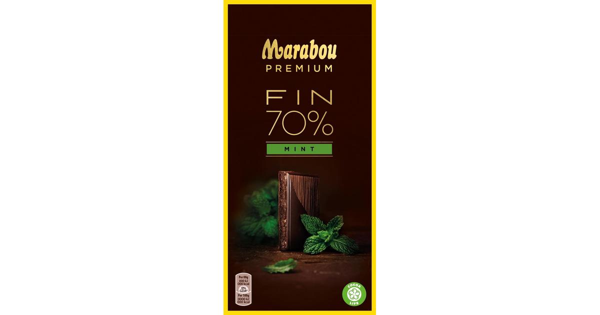 Marabou Premium FIN 70% Mint suklaalevy 100g | S-kaupat ruoan verkkokauppa