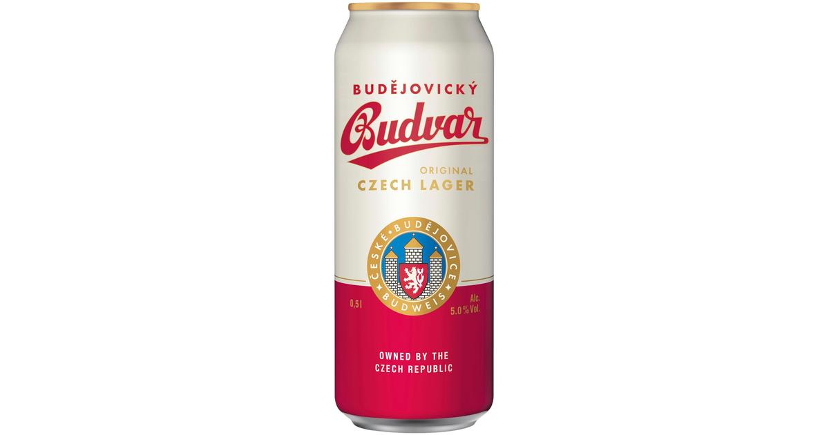 Budejovicky Budvar Original Czech lager 5% 0,5l oluttölkki | S-kaupat ...