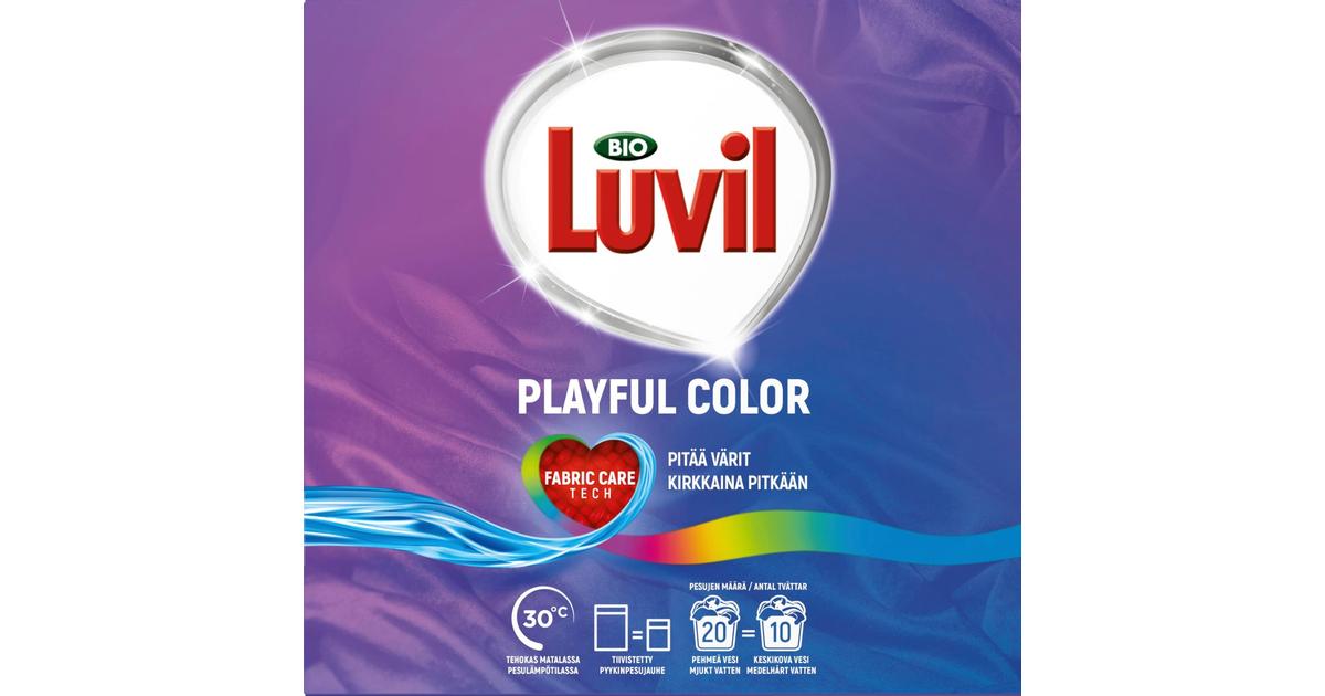 Bio Luvil Color Pyykinpesujauhe Värillisille vaatteille 750 g 20 pesua ...