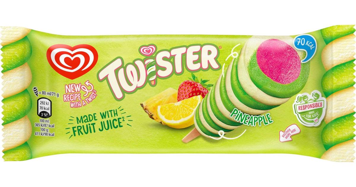Twister Pineapple Jäätelö 80ml/71g | S-kaupat ruoan verkkokauppa