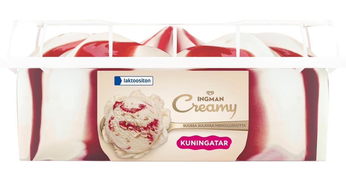 Ingman Creamy Kuningatar Laktoositon Jäätelö 850ml/464g | S-kaupat ...