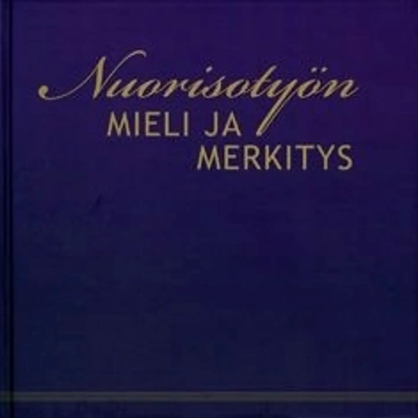 Nuorisotyön mieli ja merkitys | Prisma.fi-verkkokauppa