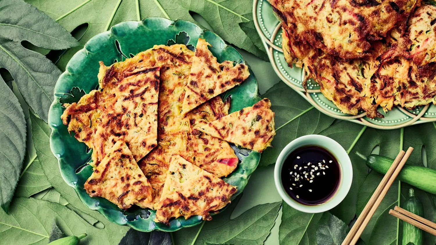 Yachaejeon – Korean vegetable pancakes | Yhteishyvä