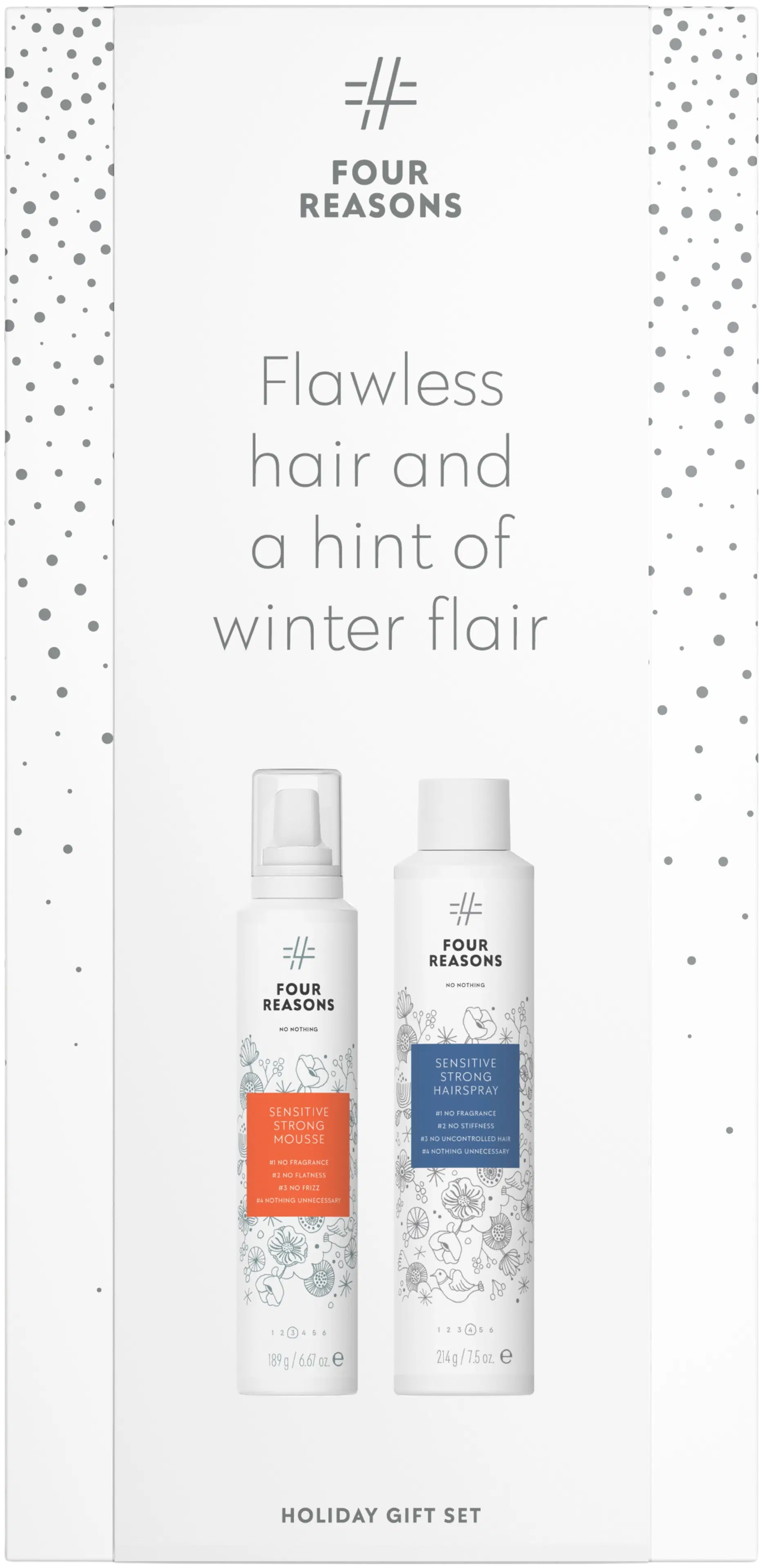 Four Reasons No Nothing Sensitive Hiuskiinne Mousse 300 200ml Four Reasons No Nothing Sensitive Hiuskiinne Mousse 300 200ml