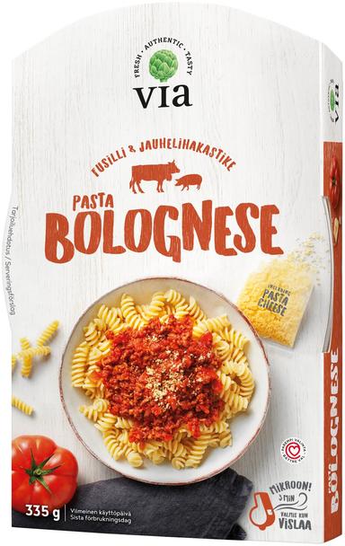Via Pasta Bolognese 335 g | S-kaupat ruoan verkkokauppa