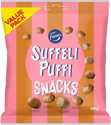 Fazer Suffeli Puffi Snacks pussi 300g | S-kaupat ruoan verkkokauppa
