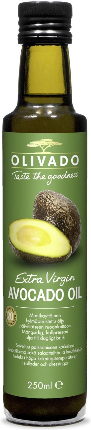 Olivado Extra Virgin Avokadoöljy 250ml | S-kaupat ruoan verkkokauppa