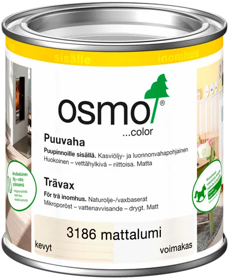 Osmo Color 375ml puuvaha 3186 mattalumi | Prisma verkkokauppa
